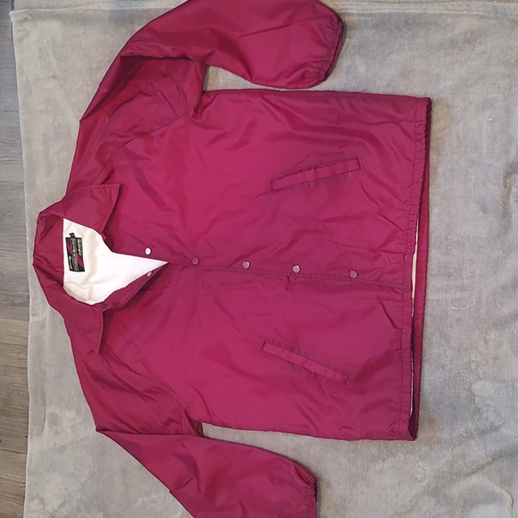 Sears | Jackets & Coats | Vintage Sears Windbreaker Xl Maroon | Poshmark